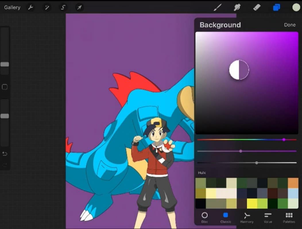 Drawing Pokemon "Feraligatr & Ash" digital illustration
