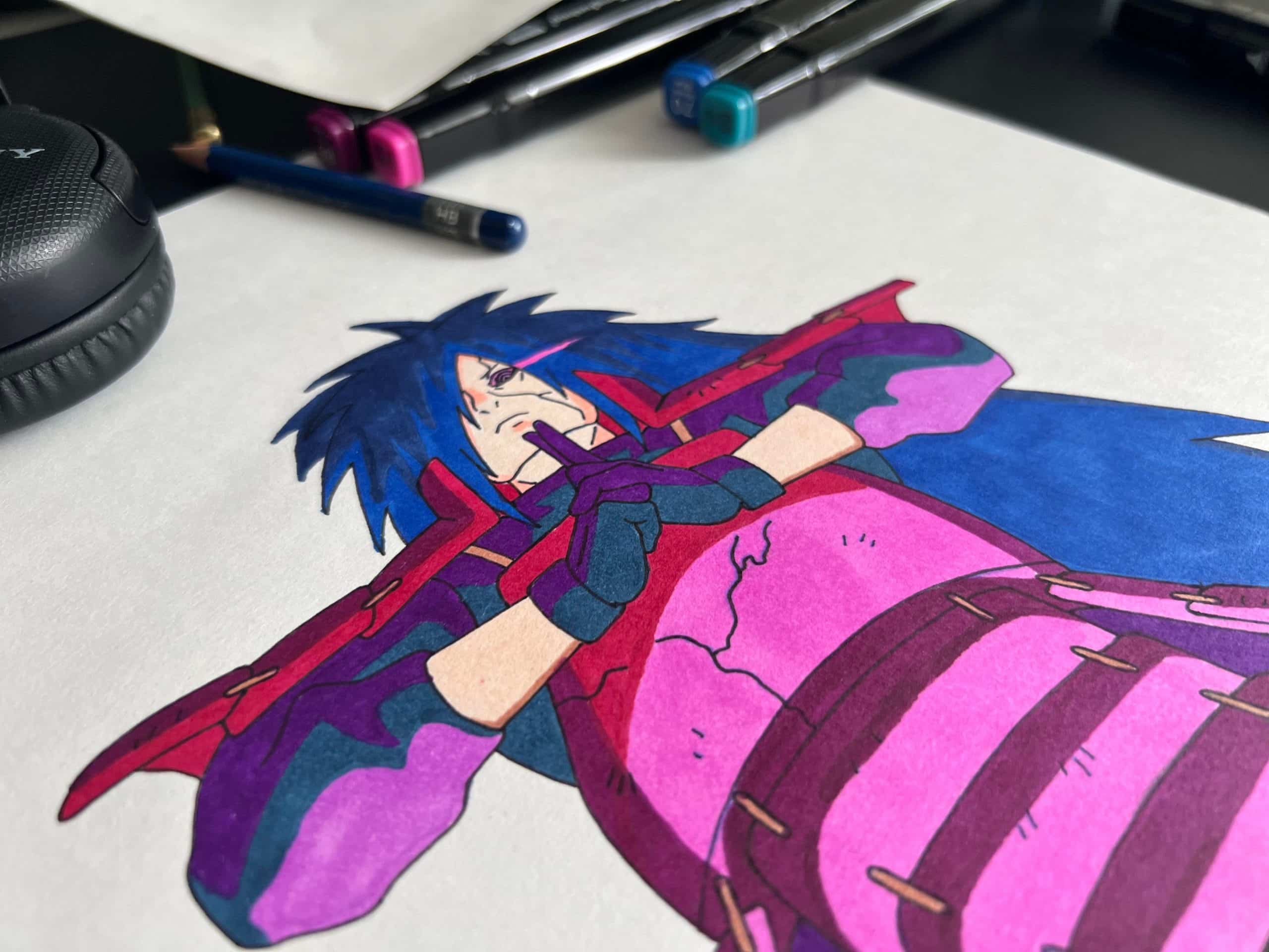 How To Draw Madara Uchiha Sketch